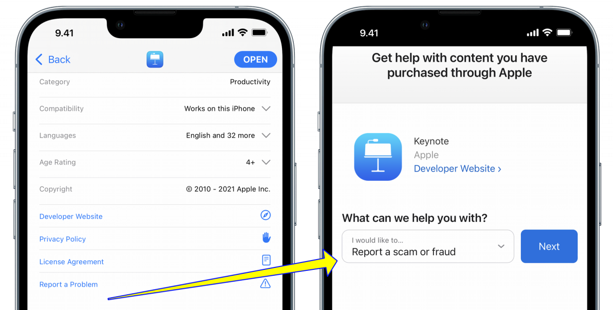 „Report a Problem“-Button im App Store gesichtet – iPhoneBlog.de