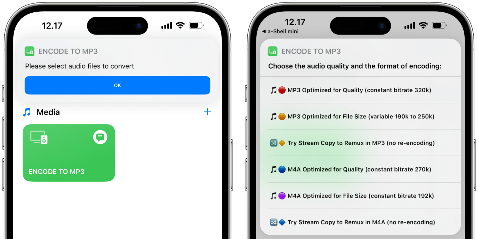 Encode To MP3 via Shortcuts IPhoneBlog de encode-to-mp3-via-shortcuts-iphoneblog-de