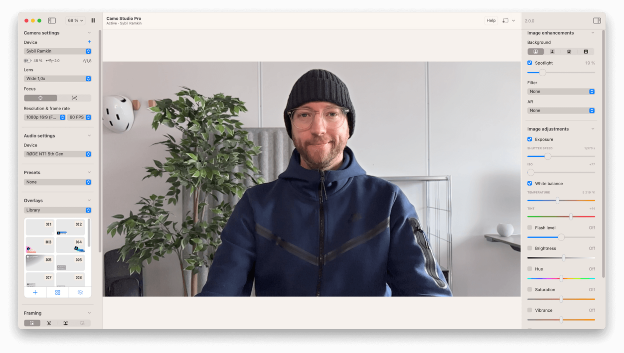Besser ins Webcam-Bild gesetzt: Camo Studio Pro – iPhoneBlog.de