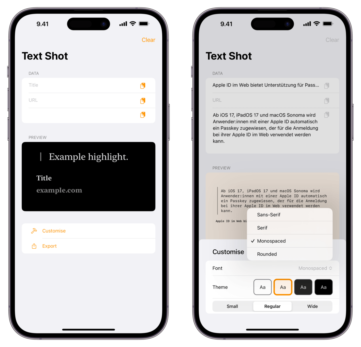  Text Shot Sperrt Buchstaben In Ein PNG IPhoneBlog de